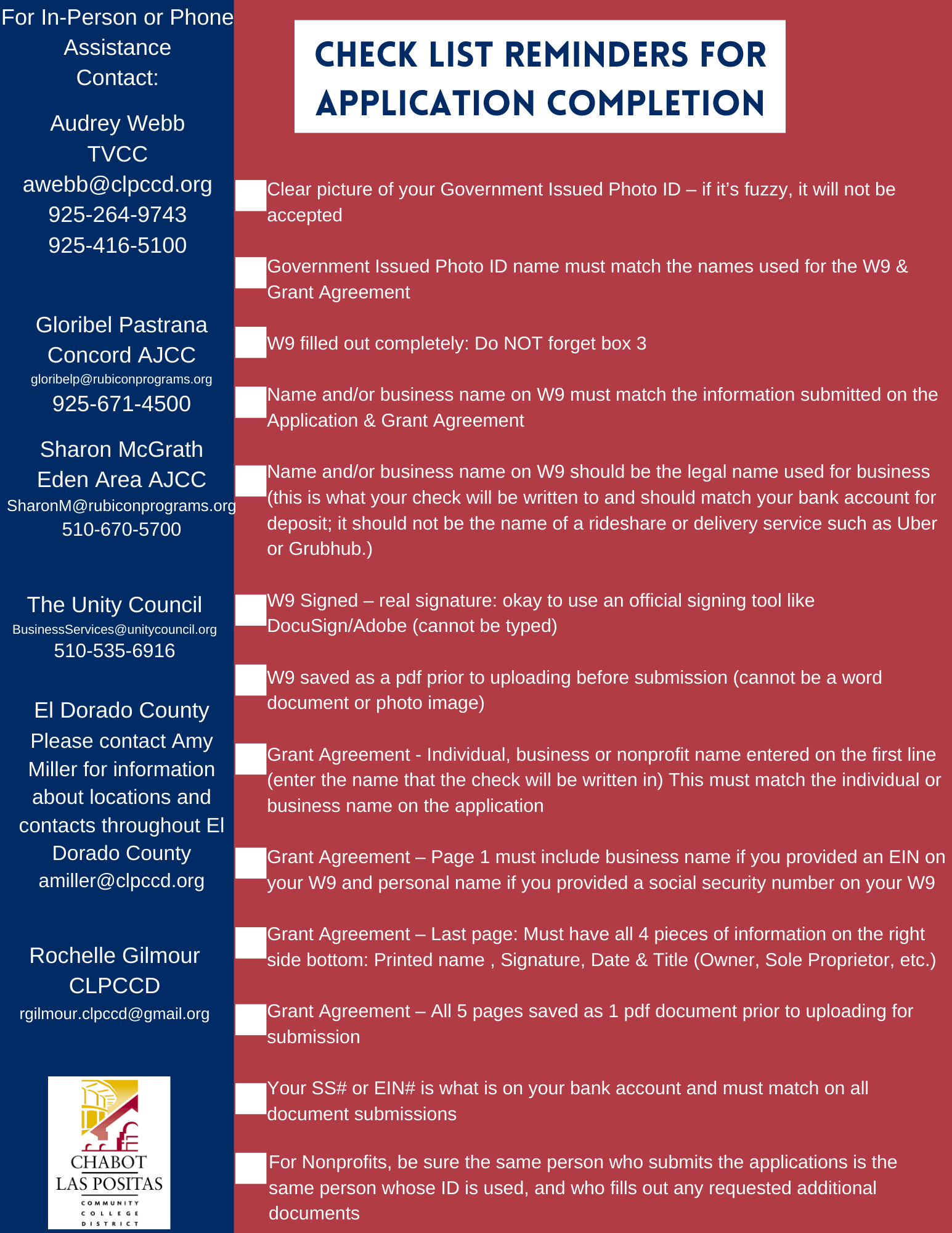 Micro Business Grant Application Support in Person | East Bay Works