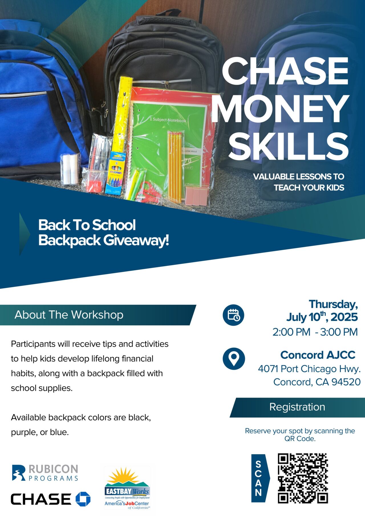 Chase Bank Money Skills: Valuable Lessons to Teach Your Kids | East Bay ...