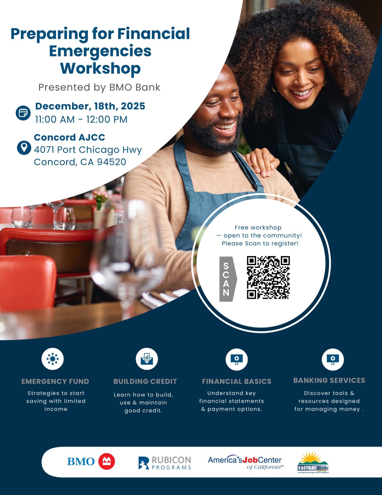 PREPARING FOR FINANCIAL EMERGENCIES WORKSOP | East Bay Works